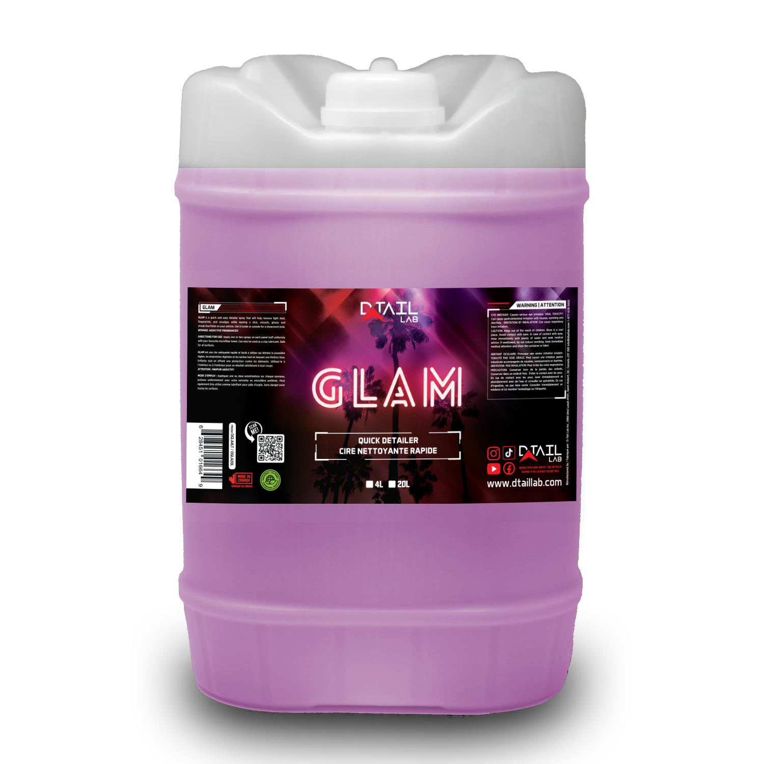 GLAM Quick Wax Detailer | D-Tail Lab – Canada & U.S