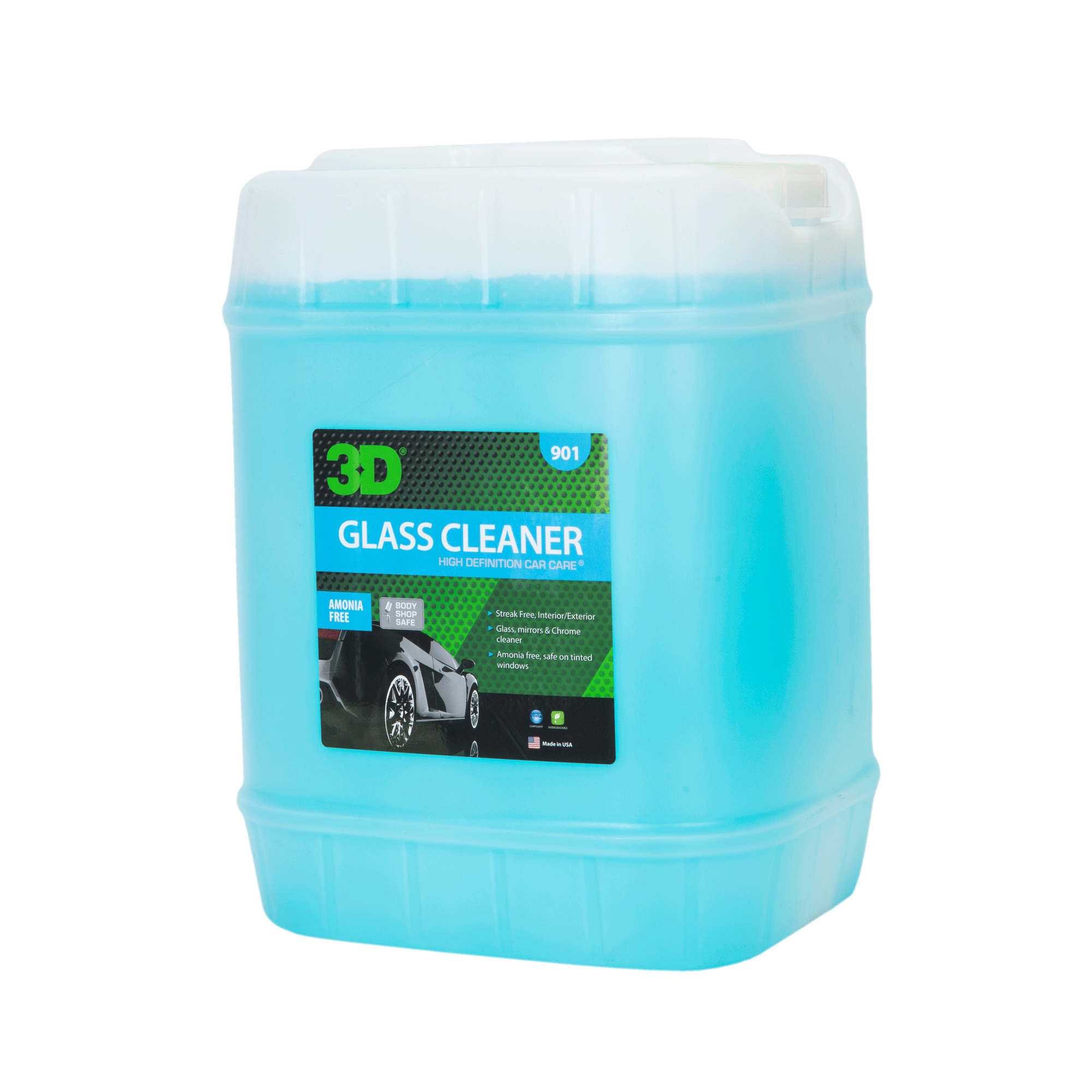 3D 901 Glass Cleaner (5 Gallon)