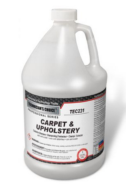 TEC231 Carpet & Upholstery Extractor Shampoo with Anti-Scaler (1 Gallo